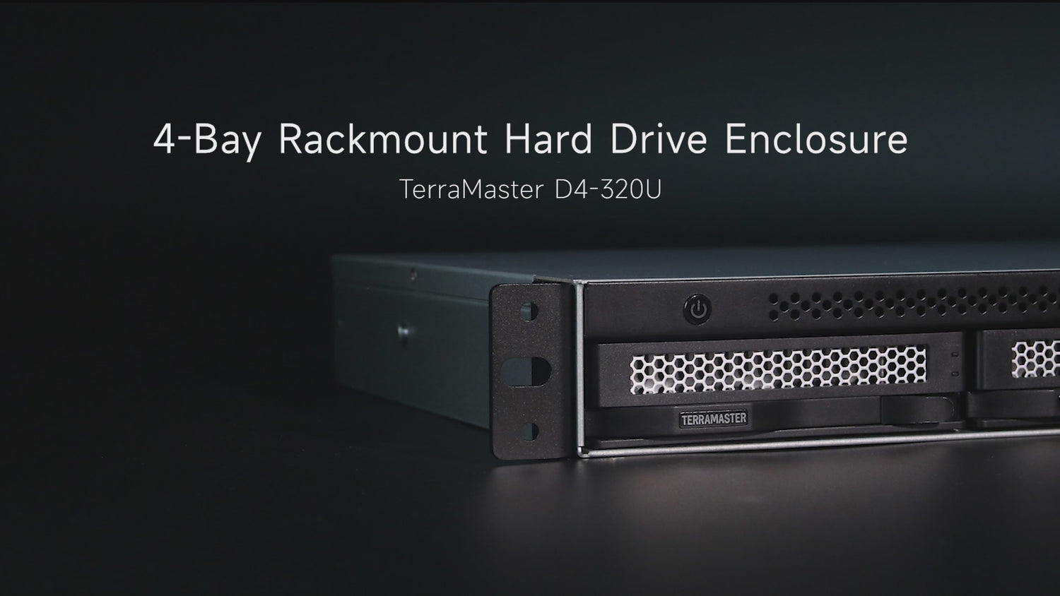 TERRAMASTER D4-320U 4-Bay Rack-Mounted External Hard Drive Enclosure ...